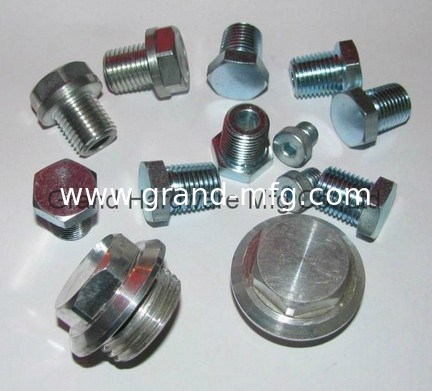 SAE hex socket steel plug custom oil drain steel plug SS304 plugs