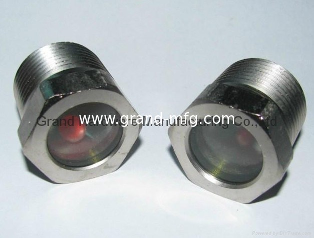 NPT 3/4" male thread Fused Glass Window Sights for refrigeration ...