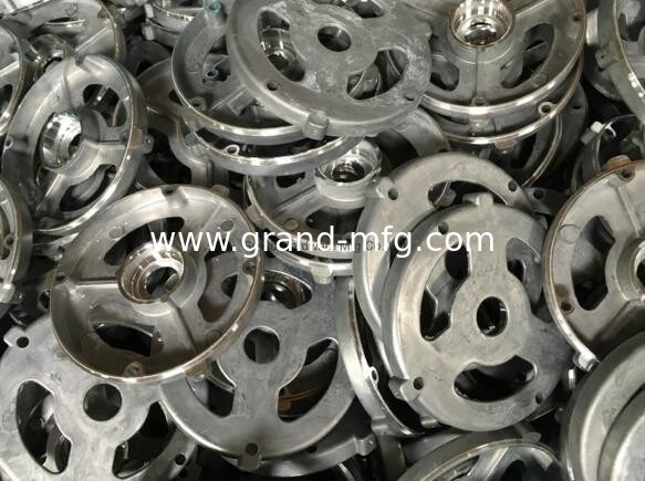 Aluminum casting electric motor cover