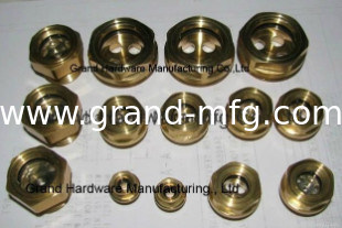 Metric thread M16,M22,M27,M33,M42 brass liquid level gauges with Pyrex ...