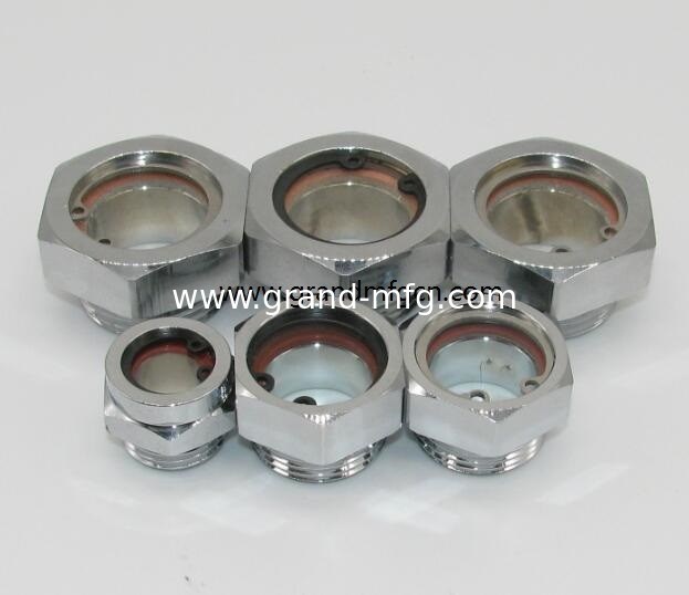 observation peep hole sight glasses for furnace welding connection and ...