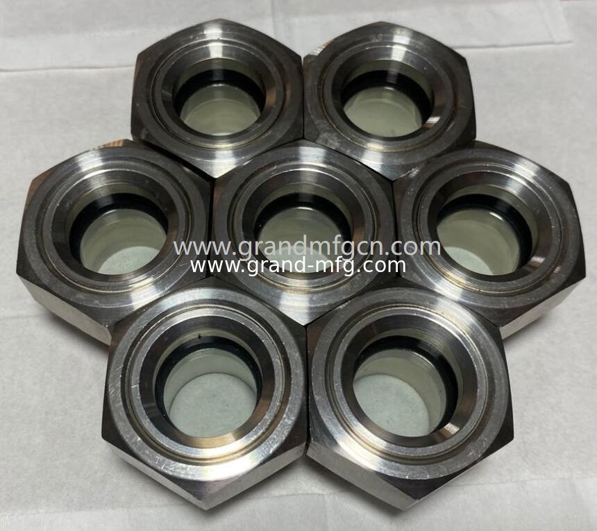 NPT 1/2 inch stainless steel 304 oil lubrication system visual oil ...