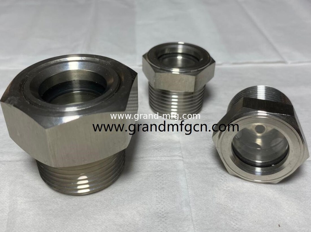 NPT 1/2 inch stainless steel 304 oil lubrication system visual oil ...