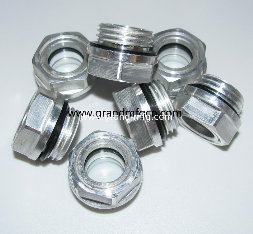 M18X1.5 Aluminum blower lubrication system Oil levels Hex screw-in Oil ...