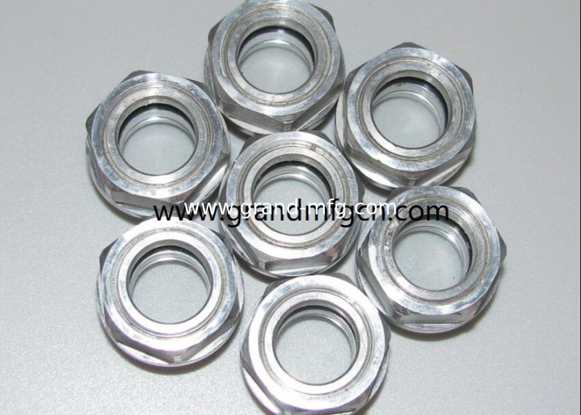 M16X1.5 Aluminum blower lubrication system Oil levels Hex screw-in Oil ...