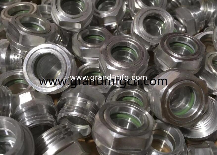 G1/2 Steel zinc plated blower Oil levels Hex screw-in Oil level sight ...