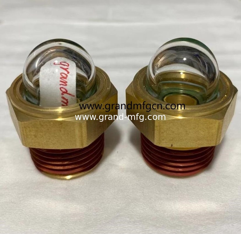 male NPT thread 3/8 INCH clear domed oil level sight indicator hex ...