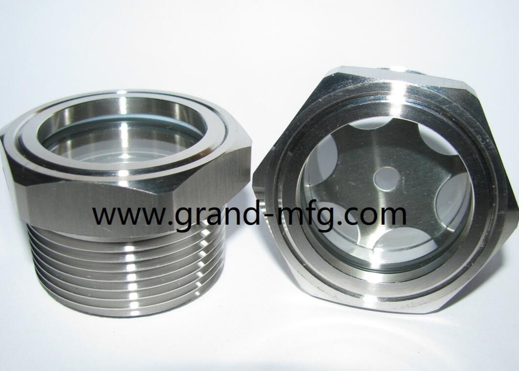 NPT 1-1/4 INCH stainless steel SUS304 oil level sight glass OIL LEVEL ...