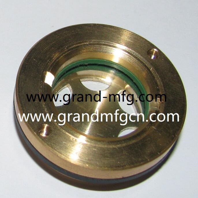 G3/8" BSP pump oil tank brass oil level checking sight glass gear box ...
