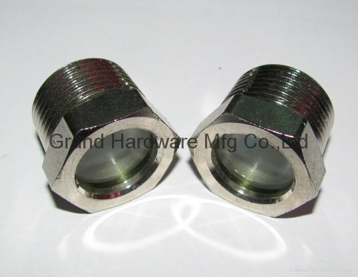 NPT 3/4" male thread Fused Glass Window Sights for refrigeration ...