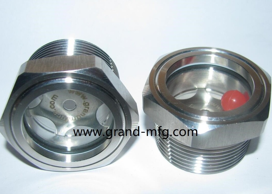 NPT 1-1/4 INCH stainless steel SUS304 oil level sight glass OIL LEVEL ...