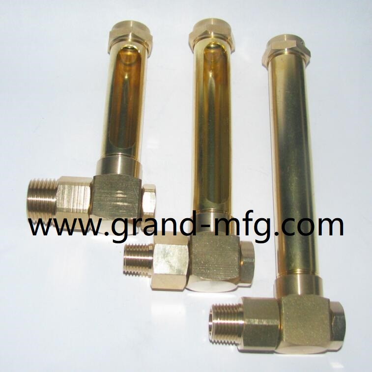 BSP3/8 INCH Brass oil level gauge indicator with level marks for Thin ...