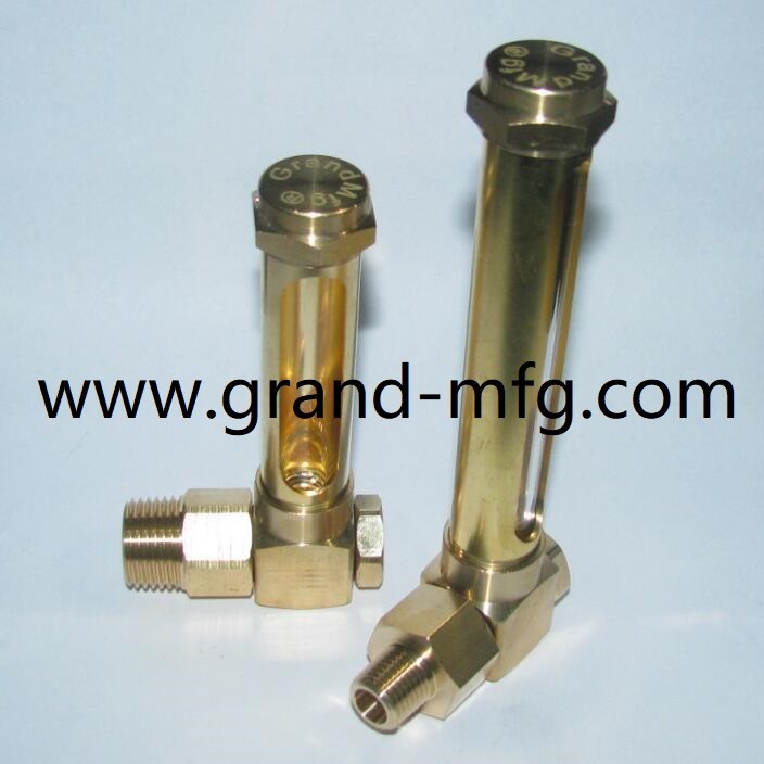NPT1/4 INCH Brass oil level gauge indicator with level marks for Thin ...