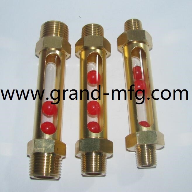 NPT 1/2 INCH Brass Oil Level Gauge Indicator With Level Marks For Thin ...