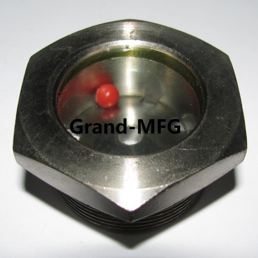G11/4" threaded sight glass,speed reducer brass sight glass, oil level ...
