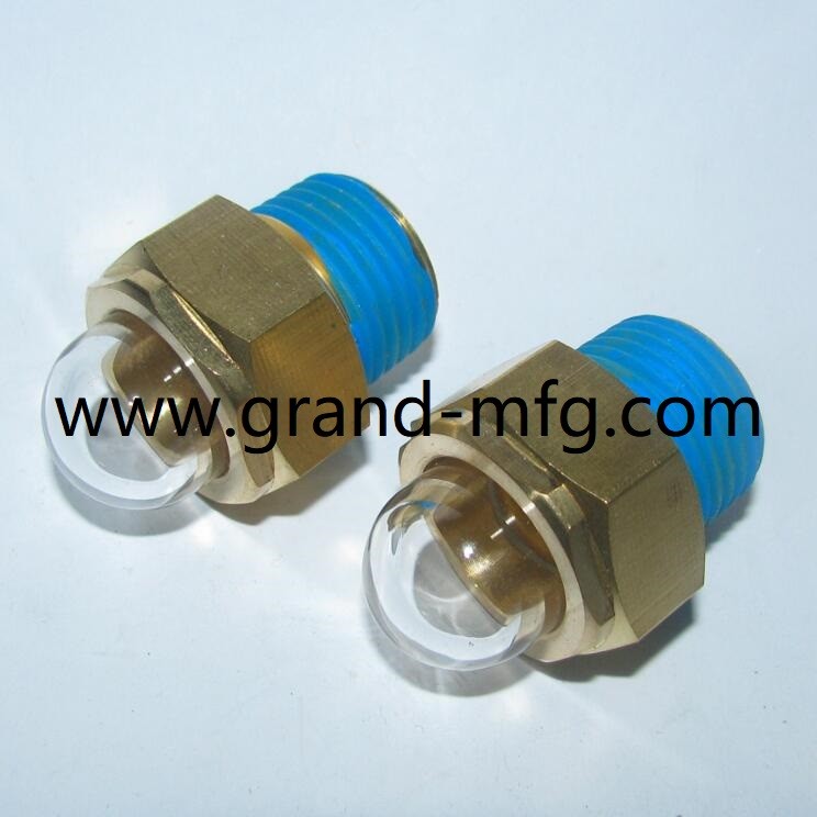 GM-HDG12 BSP threaded G1/2 dome shaped windows,domed sight glass,dome ...