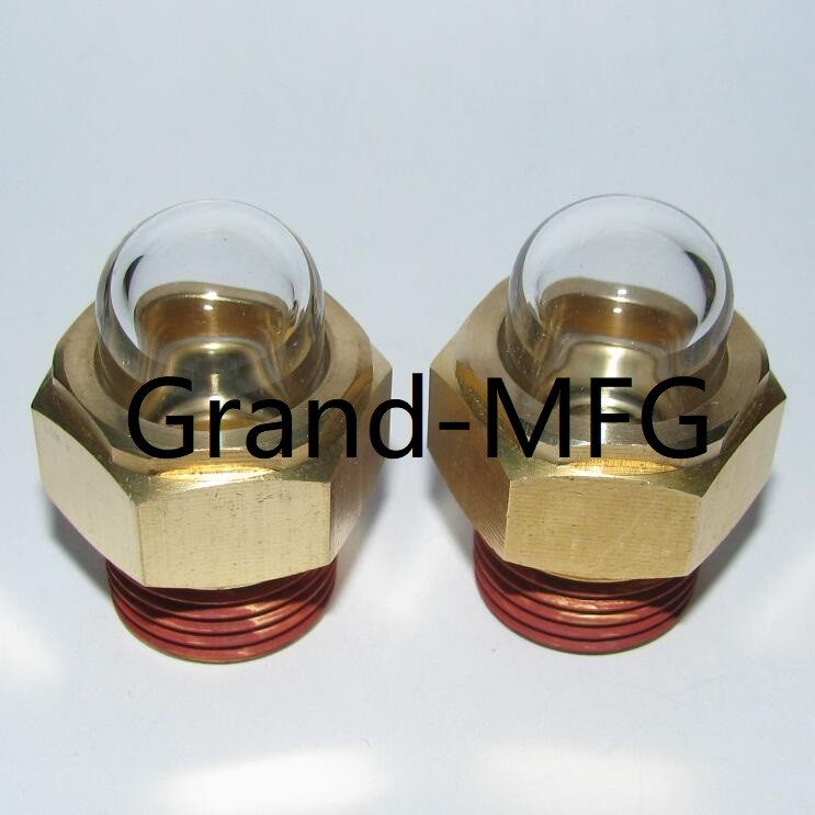 M30X1.5 Hex Top Liquid Dome Oil Level sight glass window Brass Fitting ...