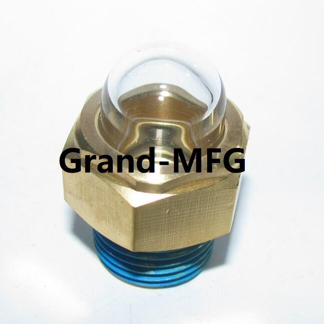 M30X1.5 Hex Top Liquid Dome Oil Level sight glass window Brass Fitting ...