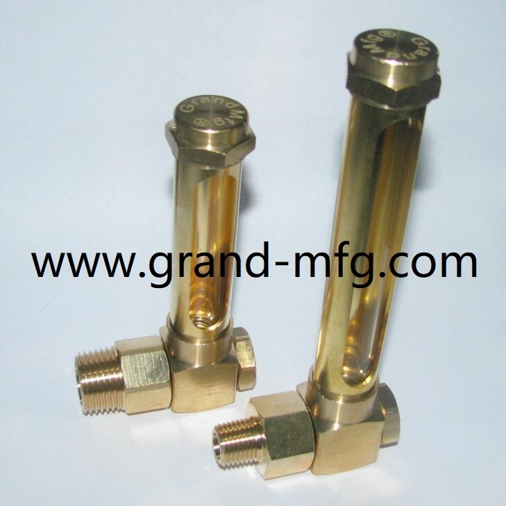 Male BSP thread 1/2 1/4 INCH observation brass oil level sight gauge ...