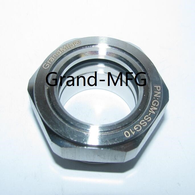 Radiator SS304 surge tank level sight glass windows for visual ...