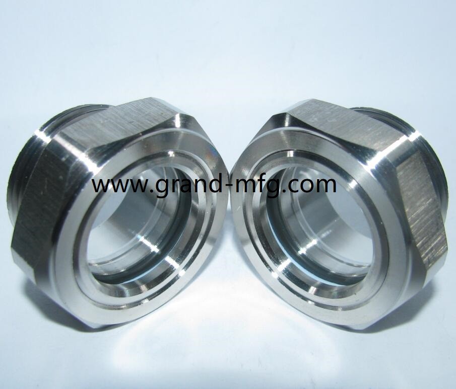 Male NPT 1/2 stainless Steel 304 bulls eye sight glasses with high ...