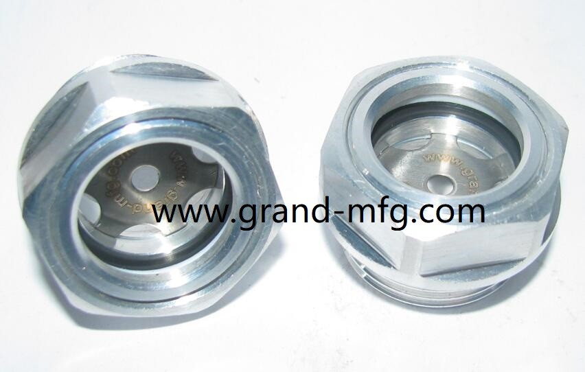 Metric Thread M18 M20 M22 M24 Gas Turbine Aluminum Oil level Indicator ...