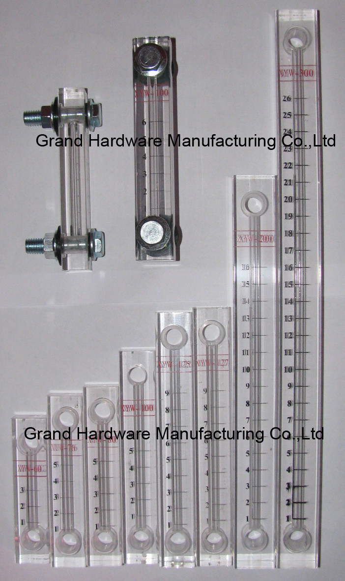 GM-YWZ-125T aluminum hydraulic oil level indicator with level marks for ...