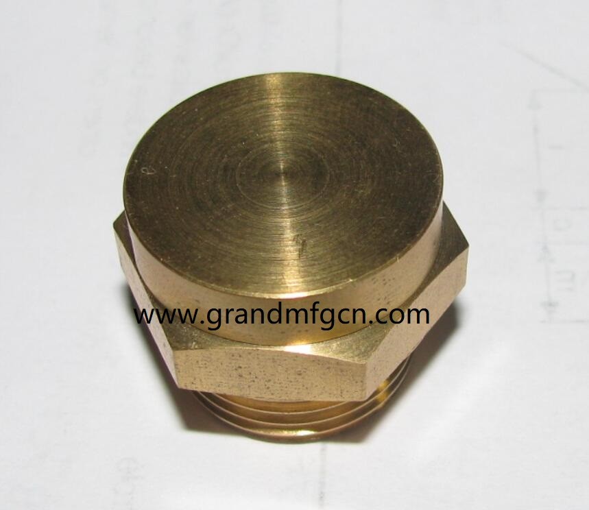 male Metric thread M16*1.5 M18 M20 M24 M26 M27sandblasting brass ...