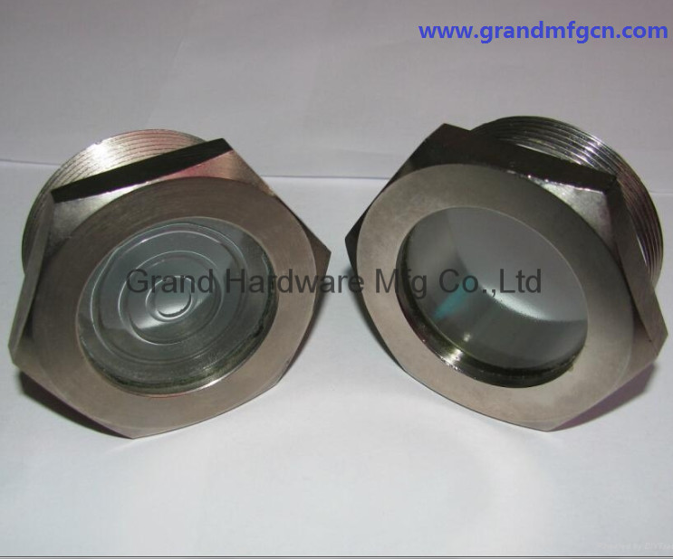 Metric thread M18 M22 M26 M27X1.5 M33X2 M60X2 fused oil level sight ...