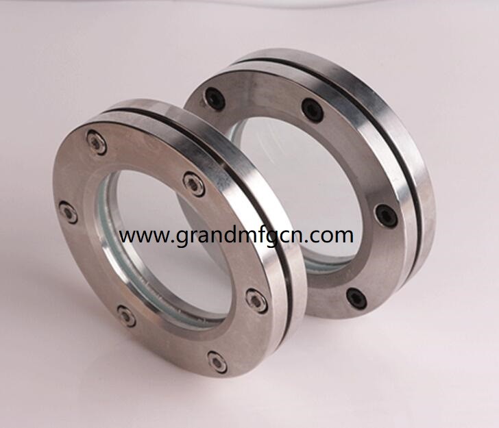 Stainless steel 304 flange visual sight glass windows for reactor mixer ...