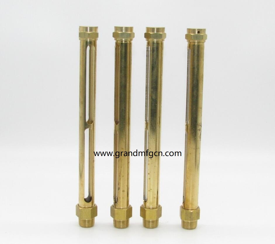 Brass Oil Level Gauges in male G thread1/8",1/4",3/8",1/2"3/4",1",with ...