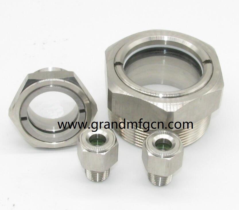 high pressure M36x1.5 stainless steel 304 reactor mixer equipment sight ...