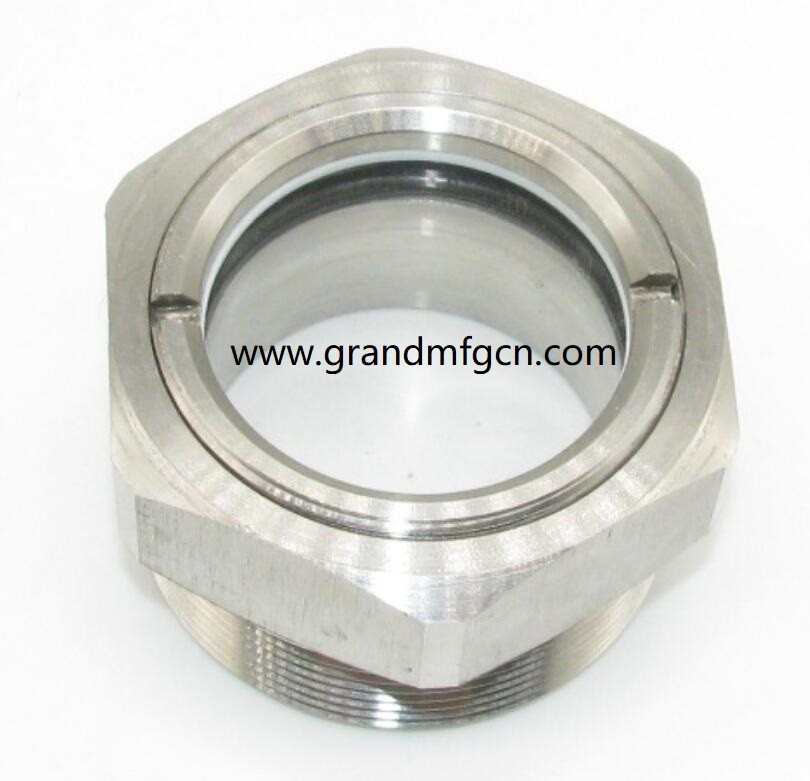 NPT 2 INCH SS316 reactor mixer equipment pipe fitting fluid sight glass ...