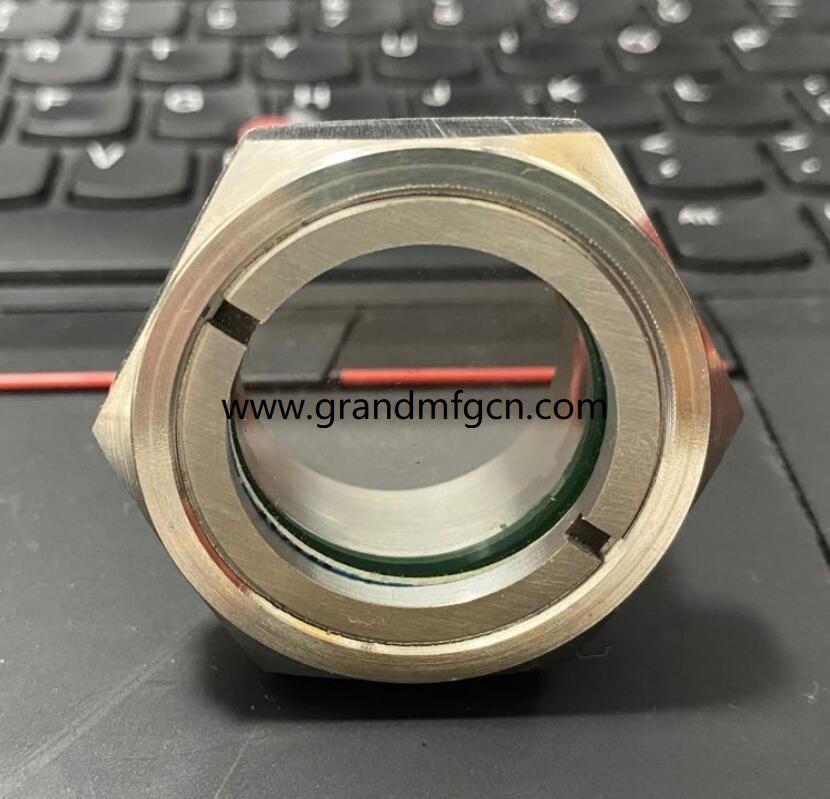 NPT 3/4 1/2 inch stainless steel 304 oil lubricated equipment visual oil level indicator BHO oil ...