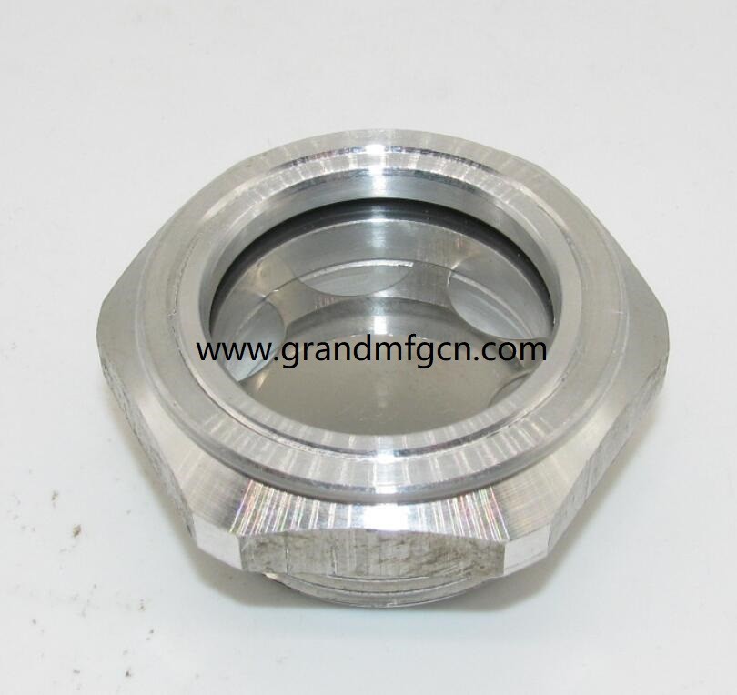 M42X1.5 Aluminum blower lubrication system Oil levels Hex screw-in Oil ...