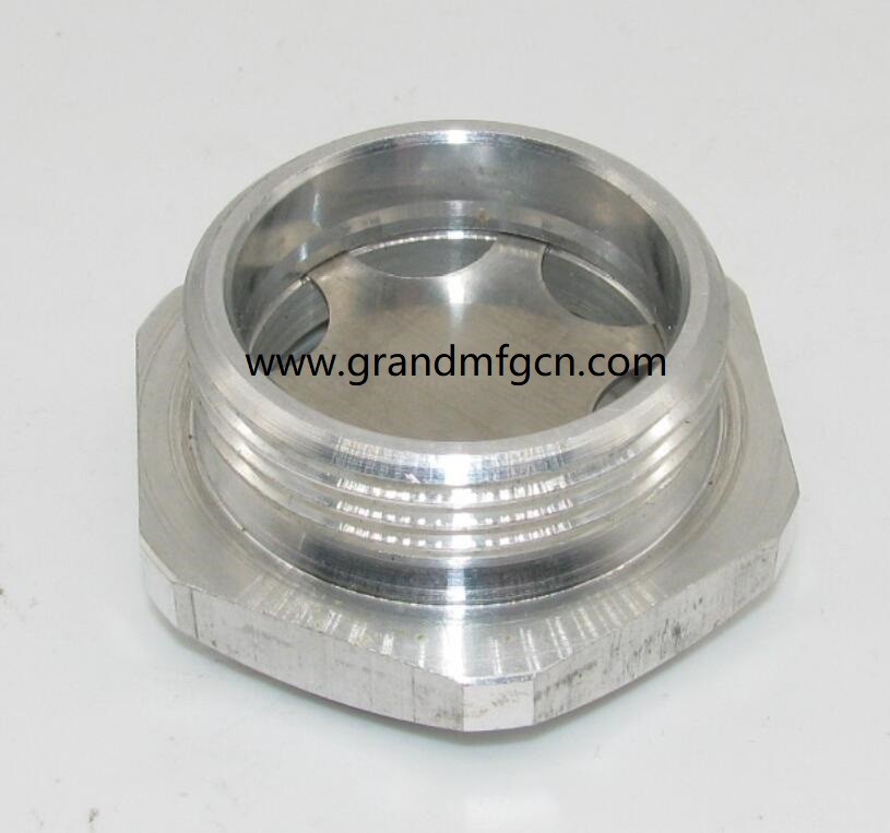 M42X1.5 Aluminum blower lubrication system Oil levels Hex screw-in Oil ...