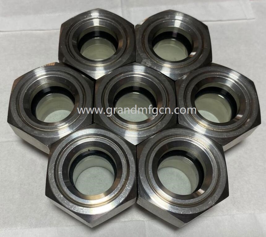 NPT 1/2 inch stainless steel 304 oil lubrication system visual oil ...