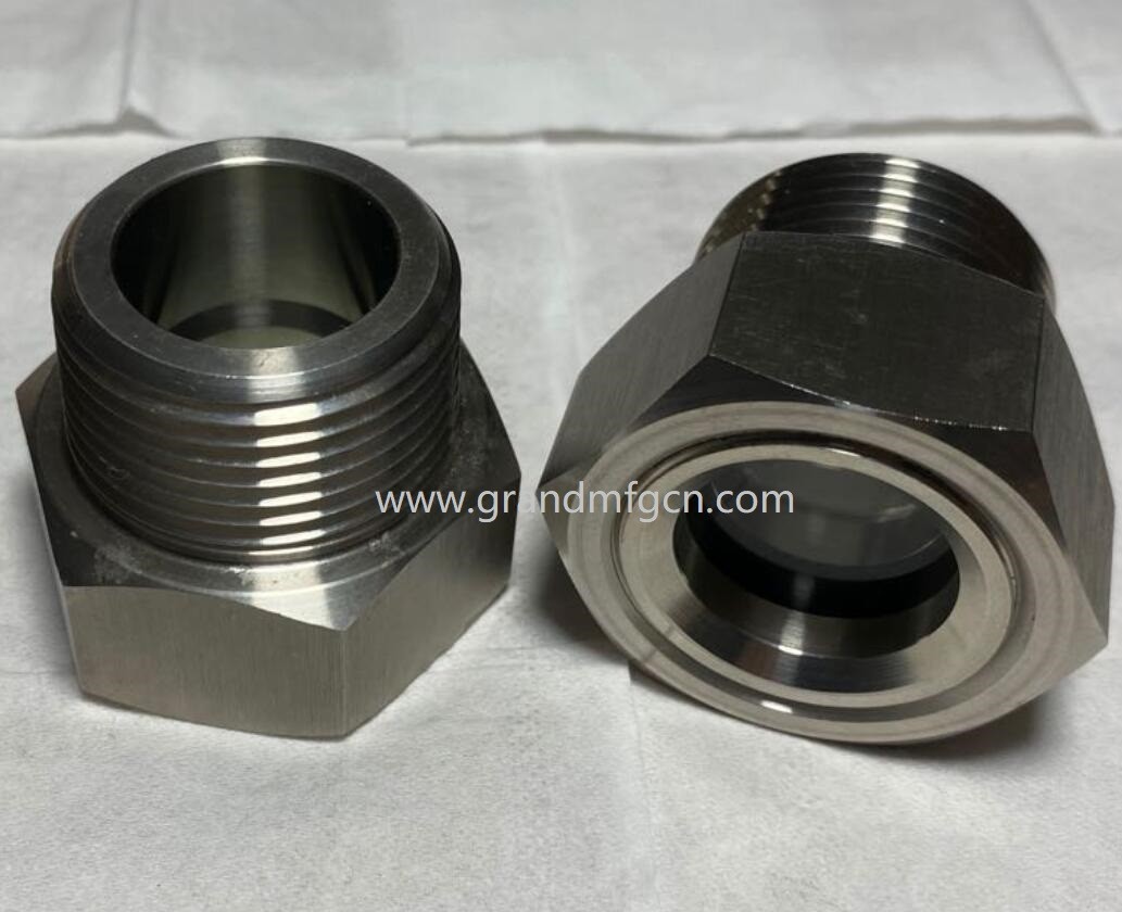 NPT 1/2 inch stainless steel 304 oil lubrication system visual oil ...