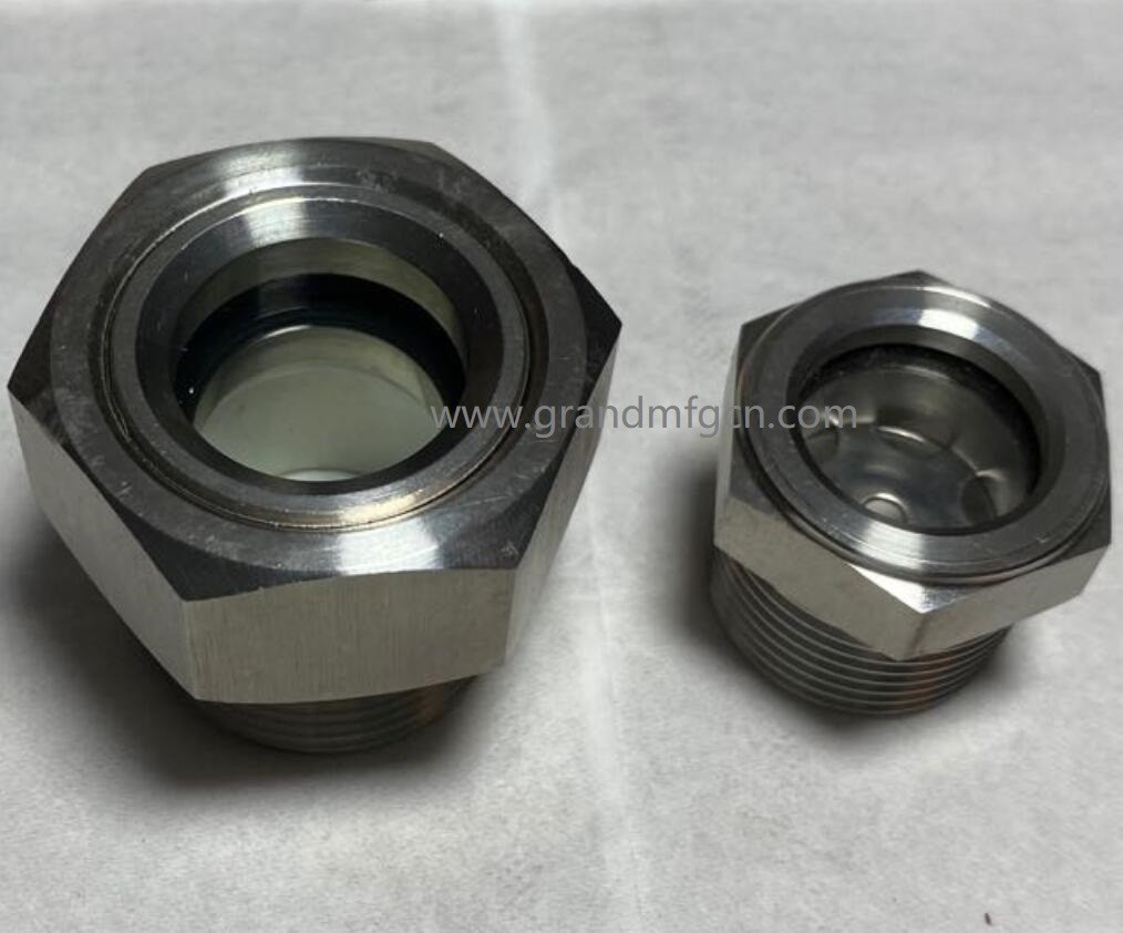 NPT 3/4 inch stainless steel 304 oil lubrication system visual oil ...