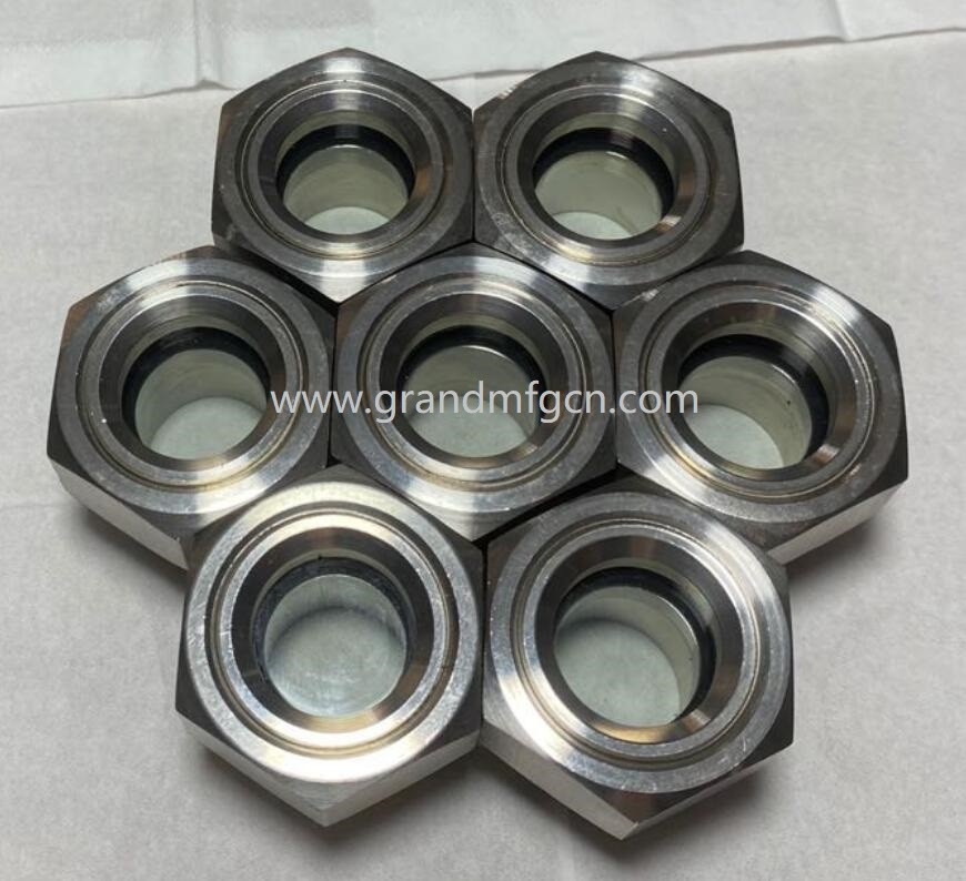 NPT 3/4 inch stainless steel 304 oil lubrication system visual oil ...