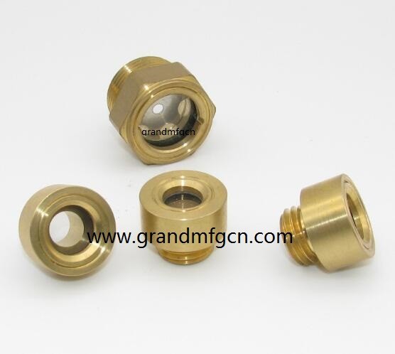 UNF3/4" oil level sight with hexagon nut for tank oil level checking ...