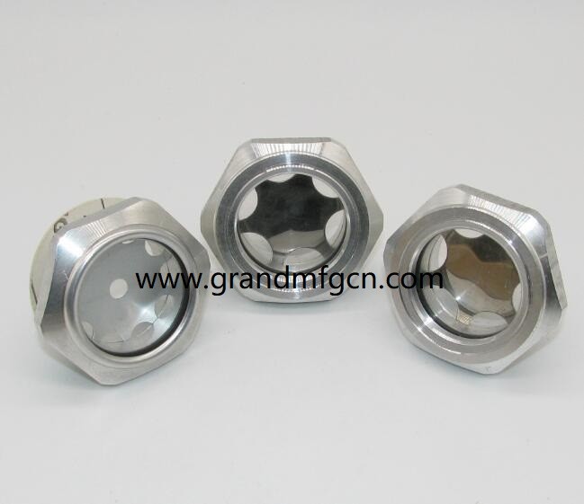 G1/4”3/8"corrosion resistant blower aluminum oil levels hex screw-in ...