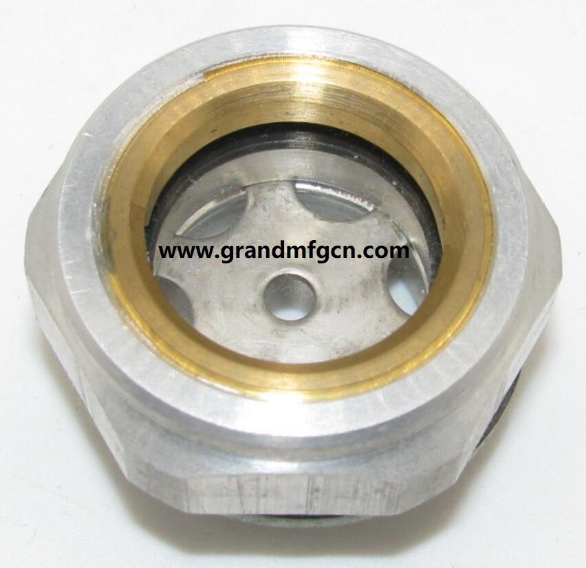 M33X1.5 Aluminum blower lubrication system Oil levels Hex screw-in Oil ...