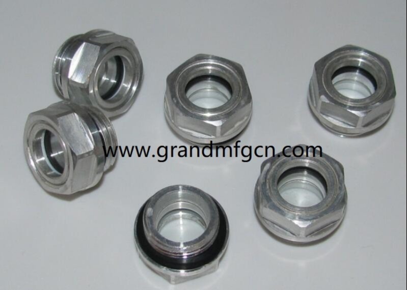 M26X1.5 Aluminum blower lubrication system Oil levels Hex screw-in Oil ...