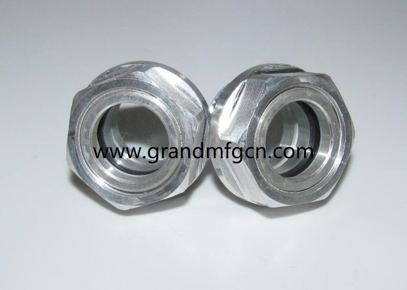 M28X1.5 Aluminum blower lubrication system Oil levels Hex screw-in Oil ...