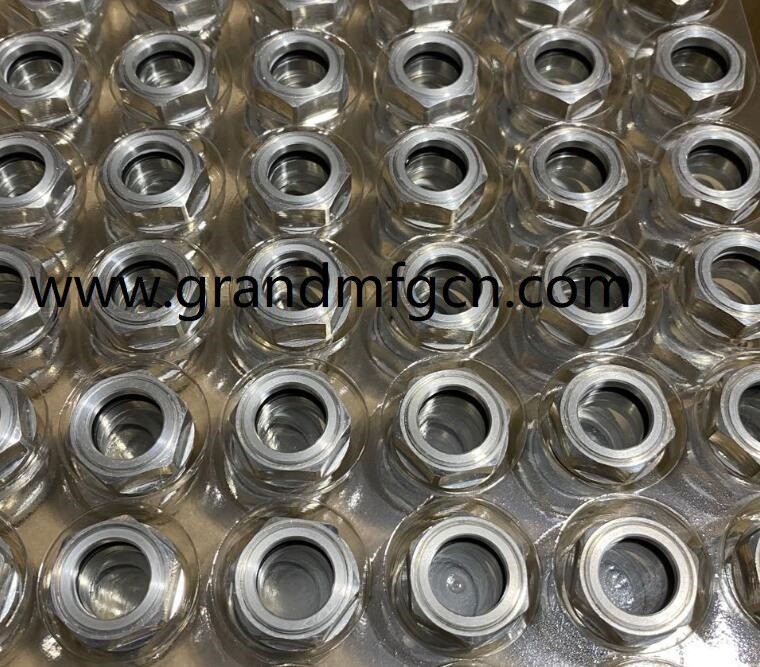 G1/4”3/8"corrosion resistant blower aluminum oil levels hex screw-in ...