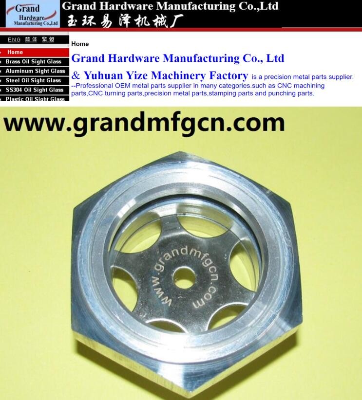 G1/2" G1" G1 1/4" G2" BSP thread gearbox aluminum oil sight glass oil ...