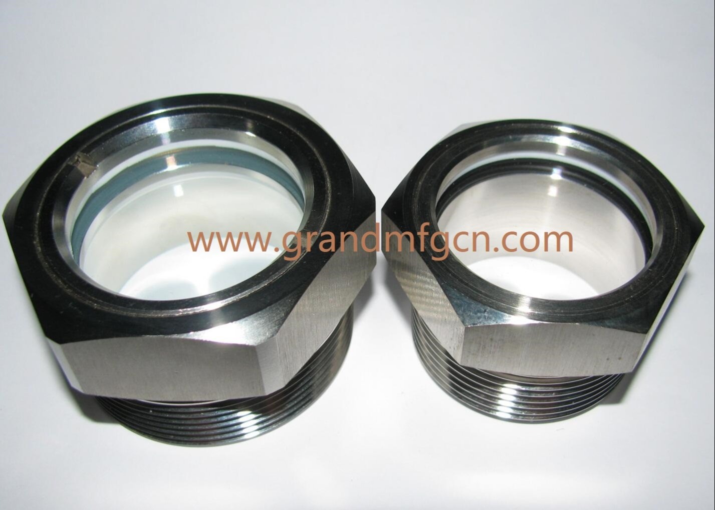 M36X1.5 SS304 Pumps Oil Sight Glass Level Monitor with big window and ...