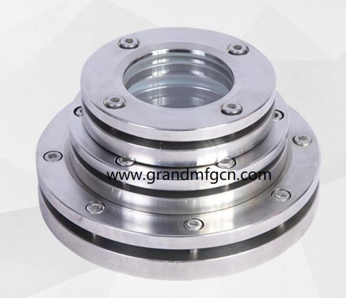 Stainless steel 304 316 flange visual sight glasses for equipments