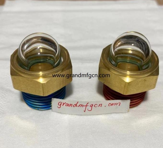 NPT3/8 GM-HDN38 Dome Oil Level Sight Glass Bubble 3D Sight Glass Gauge ...